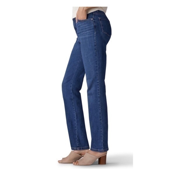 Lee | Jeans | Nwt Lee Straight Jeans Slims High Rise Relaxed Fit 2 ...